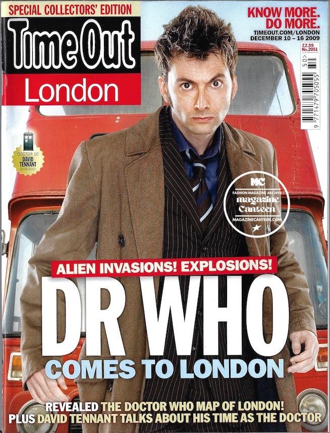 Time Out Magazine - Dr Who David Tennant – magazine canteen