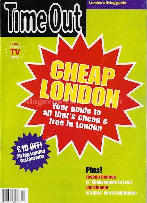 Time Out Magazine - Joseph Fiennes – magazine canteen