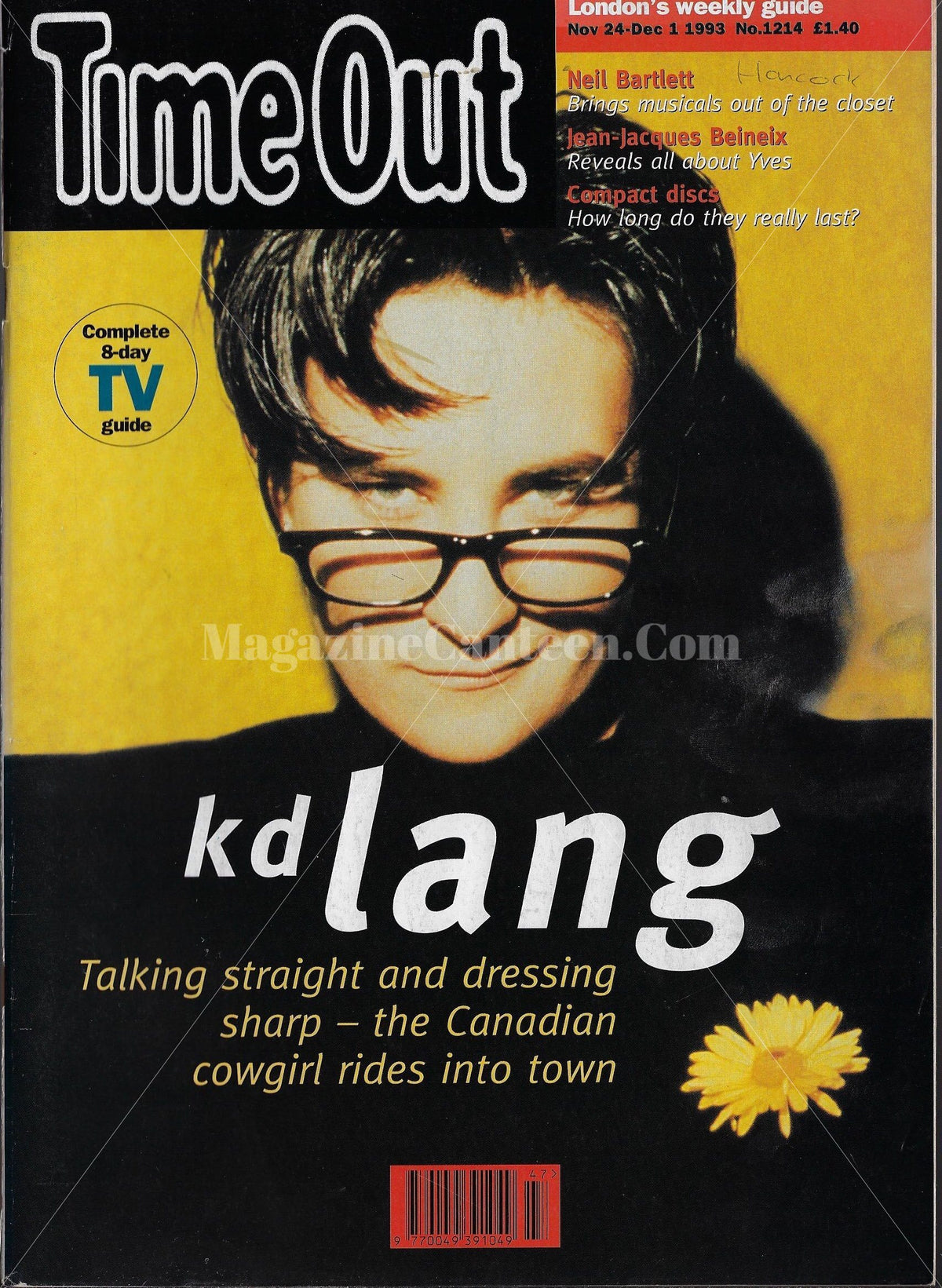 Time Out Magazine - KD Lang – magazine canteen