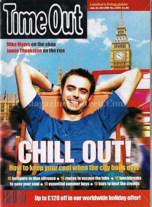 Time Out Magazine - Jamie Theakston – magazine canteen