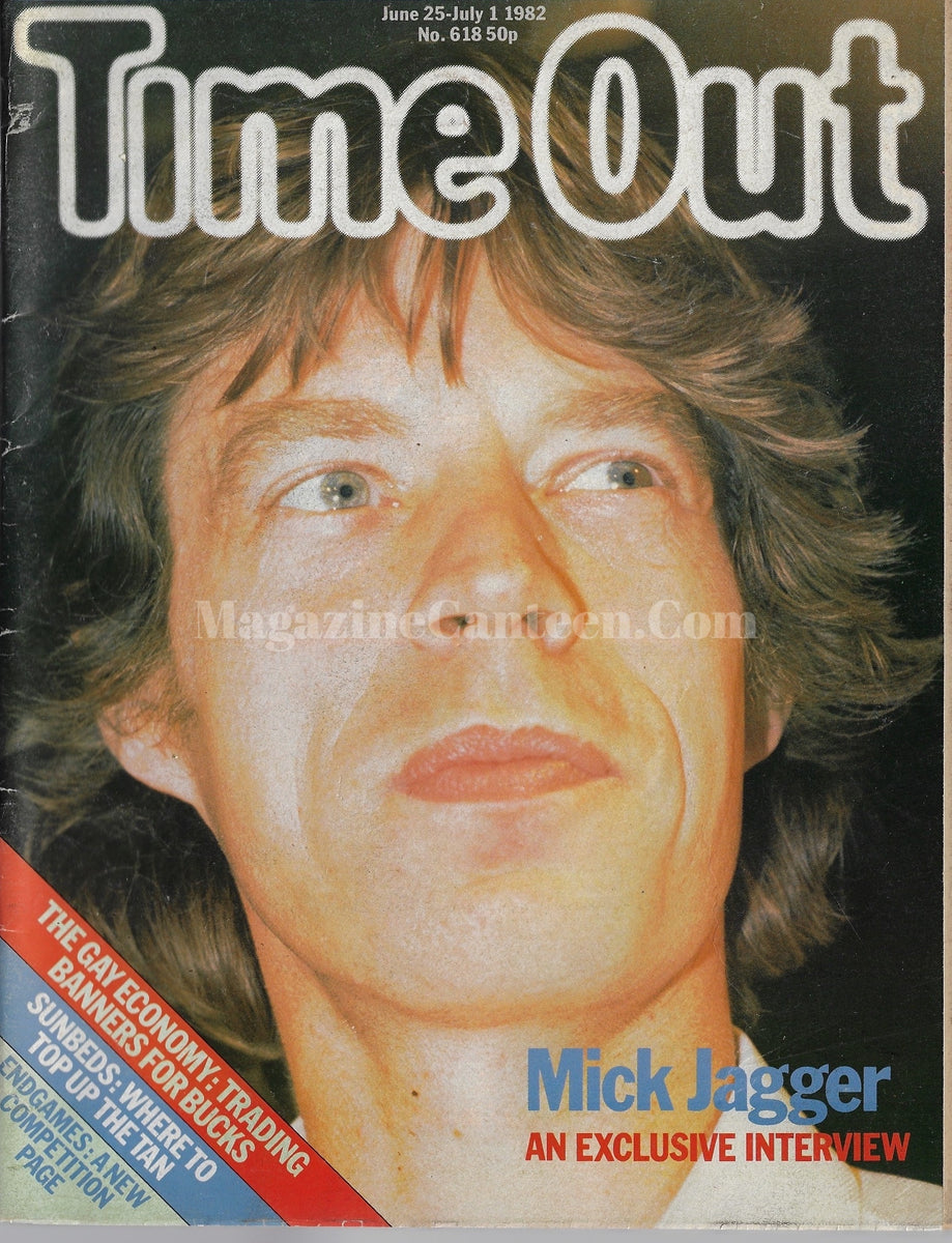 Time Out Magazine - Mick Jagger – magazine canteen