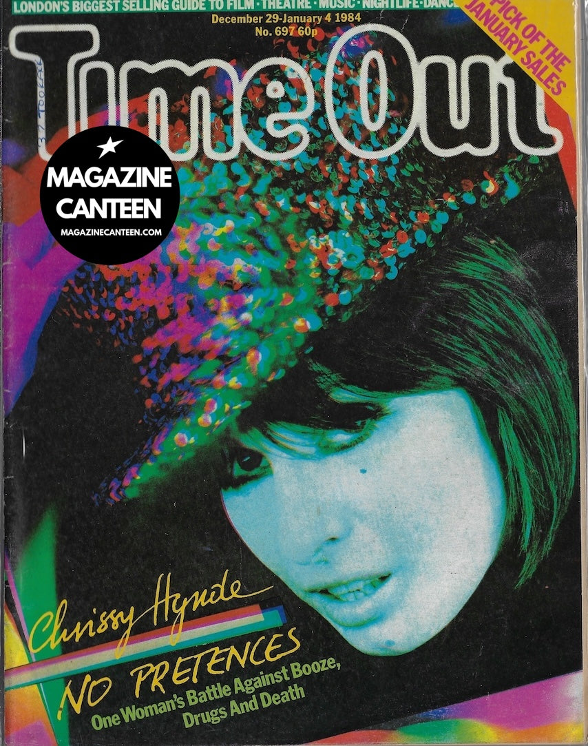 Time Out Magazine - Chrissie Hynde MATT JOHNSON The The – magazine canteen