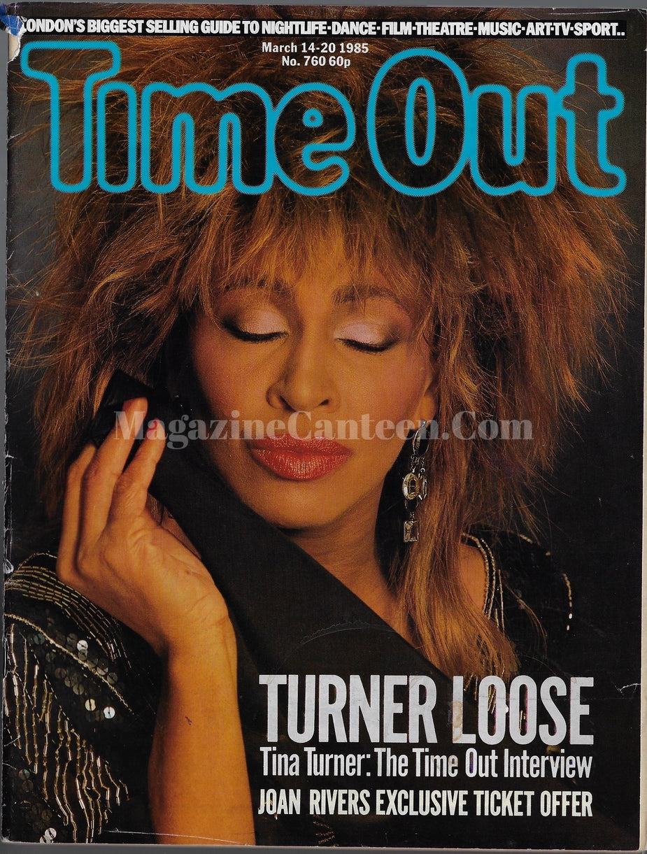 Time Out Magazine - TINA TURNER Billy McKenzie THE ASSOCIATES ...