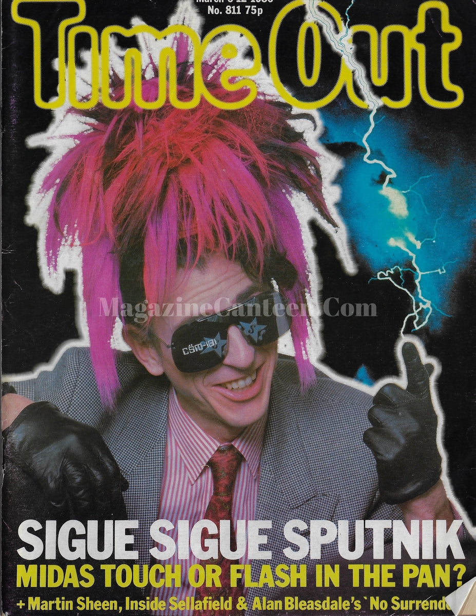 Time Out Magazine - Sigue Sigue Sputnik – magazine canteen
