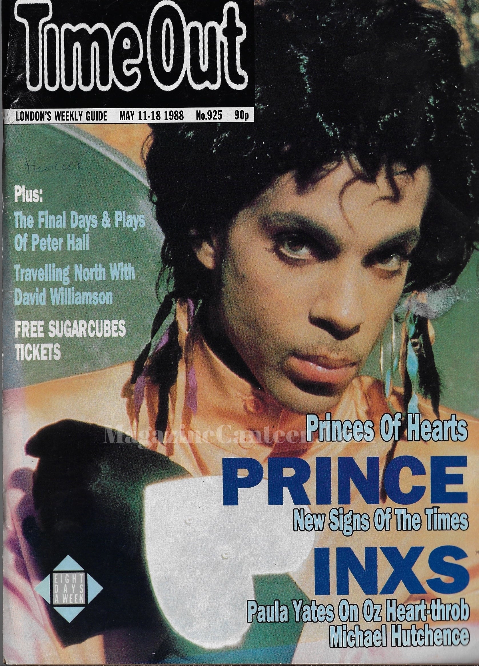Time Out Magazine - Prince – magazine canteen