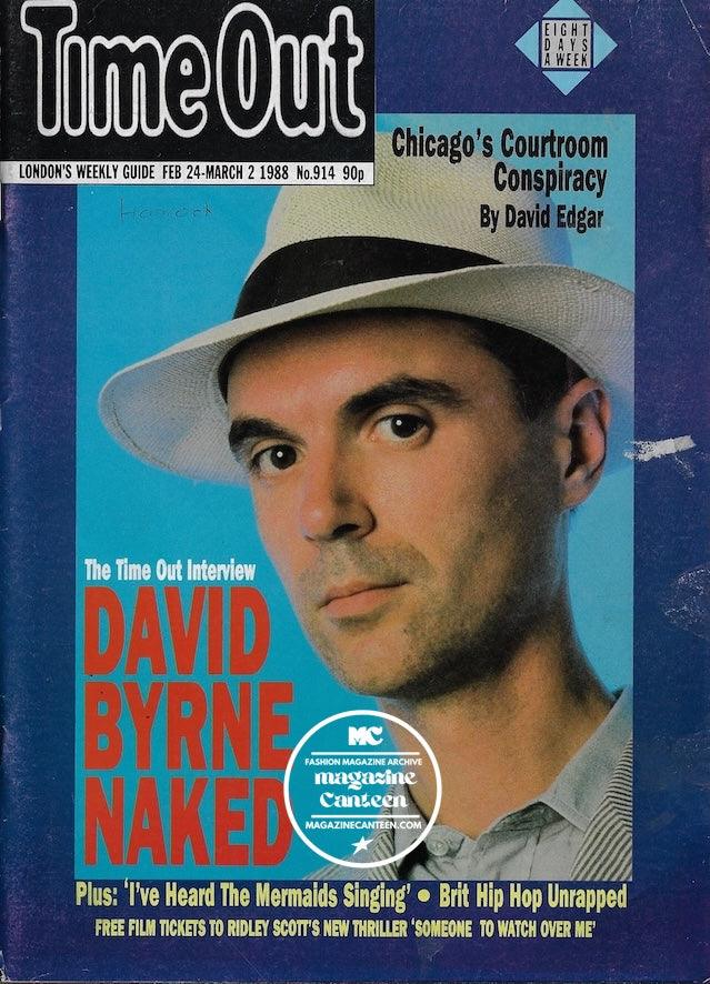 Time Out Magazine - David Byrne HIP HOP Talking Heads – magazine canteen