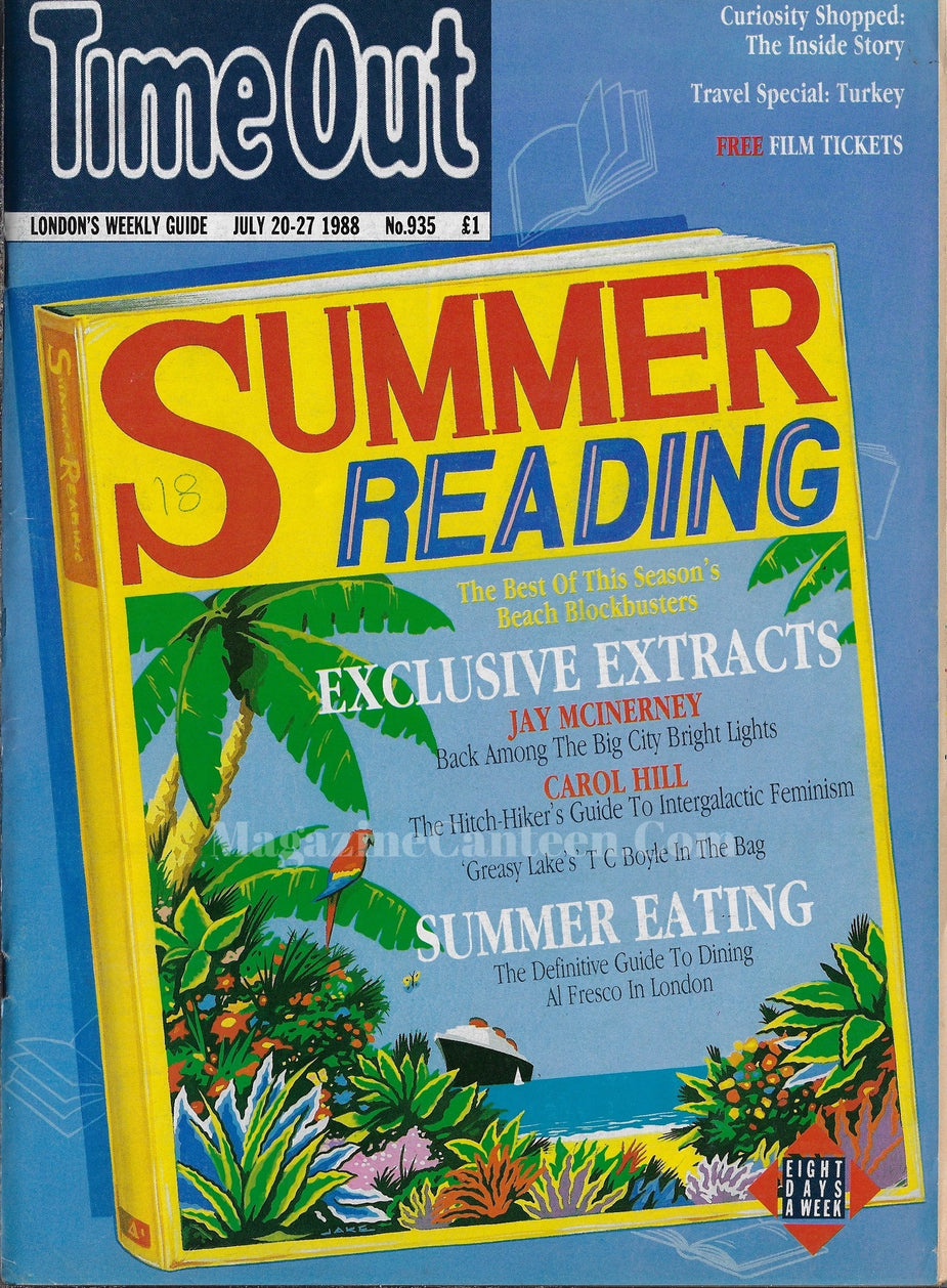 Time Out Magazine - TC Boyle – magazine canteen