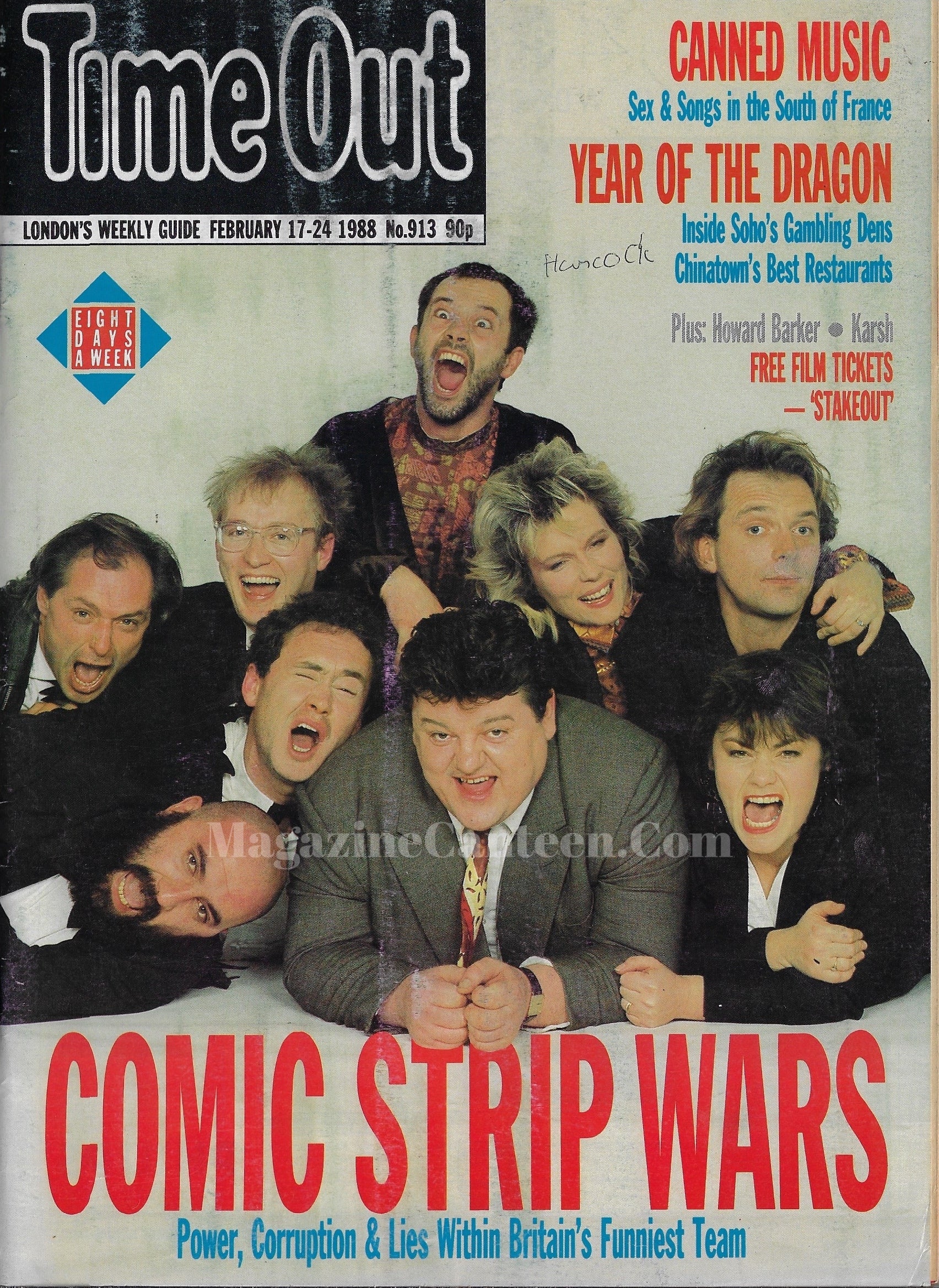 Time Out Magazine - The Comic Strip – magazine canteen