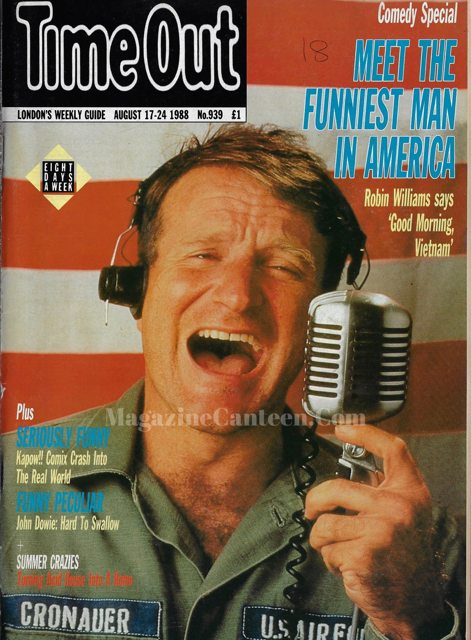 Time Out Magazine - Robin Williams – magazine canteen