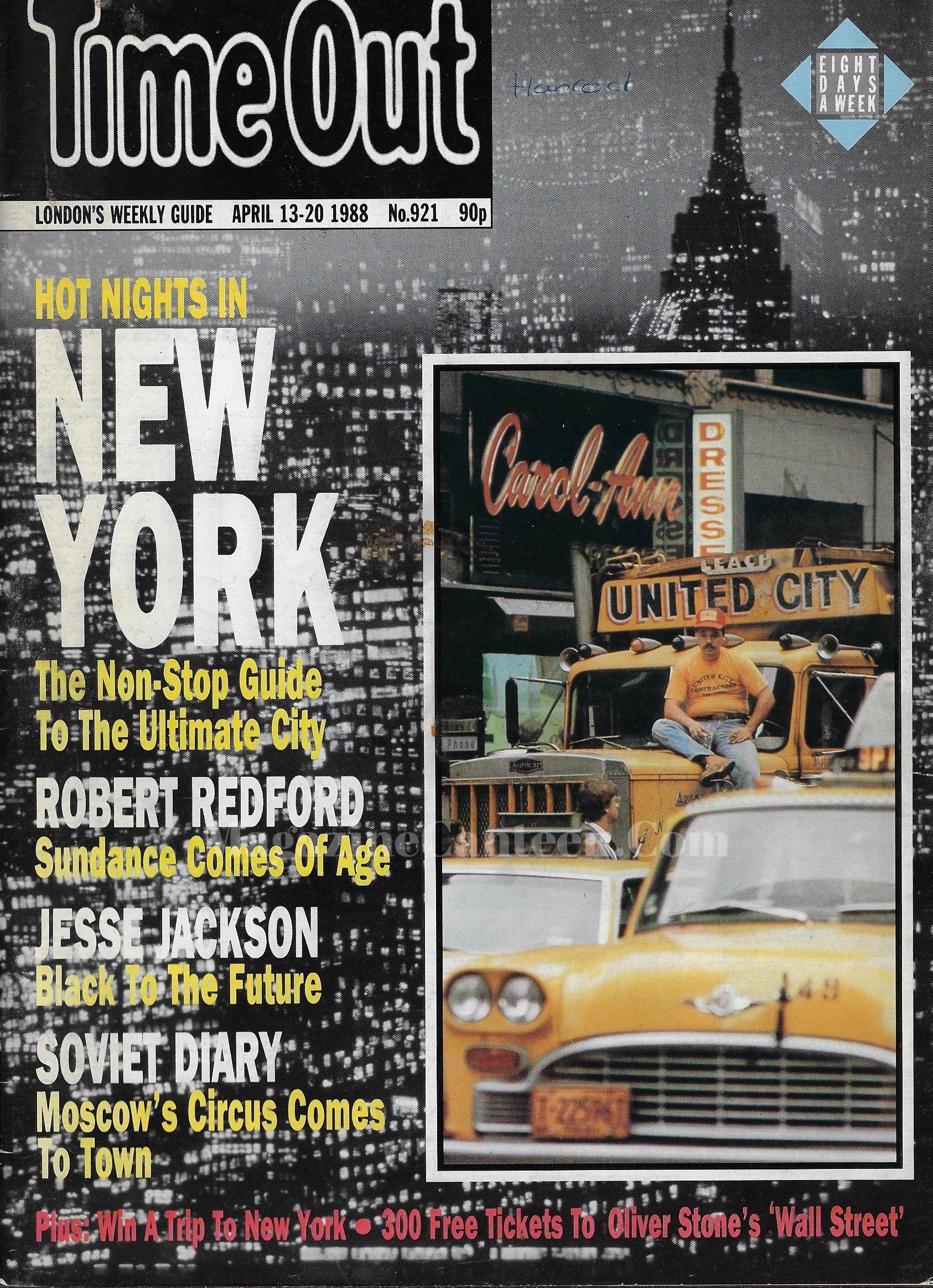 Time Out Magazine - Robert Redford – magazine canteen