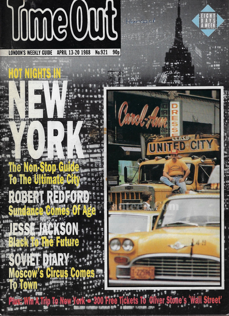 Time Out Magazine - Robert Redford – magazine canteen