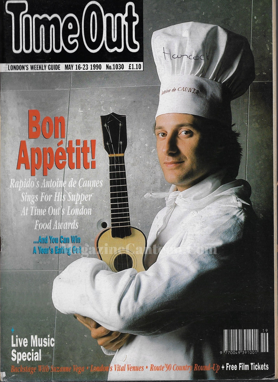 Time Out Magazine - Antoine de Caunes – magazine canteen
