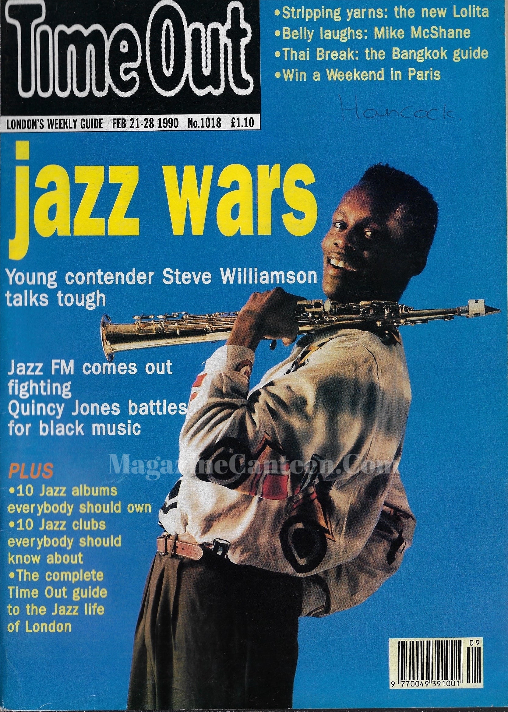 Time Out Magazine - Steve Williamson – magazine canteen