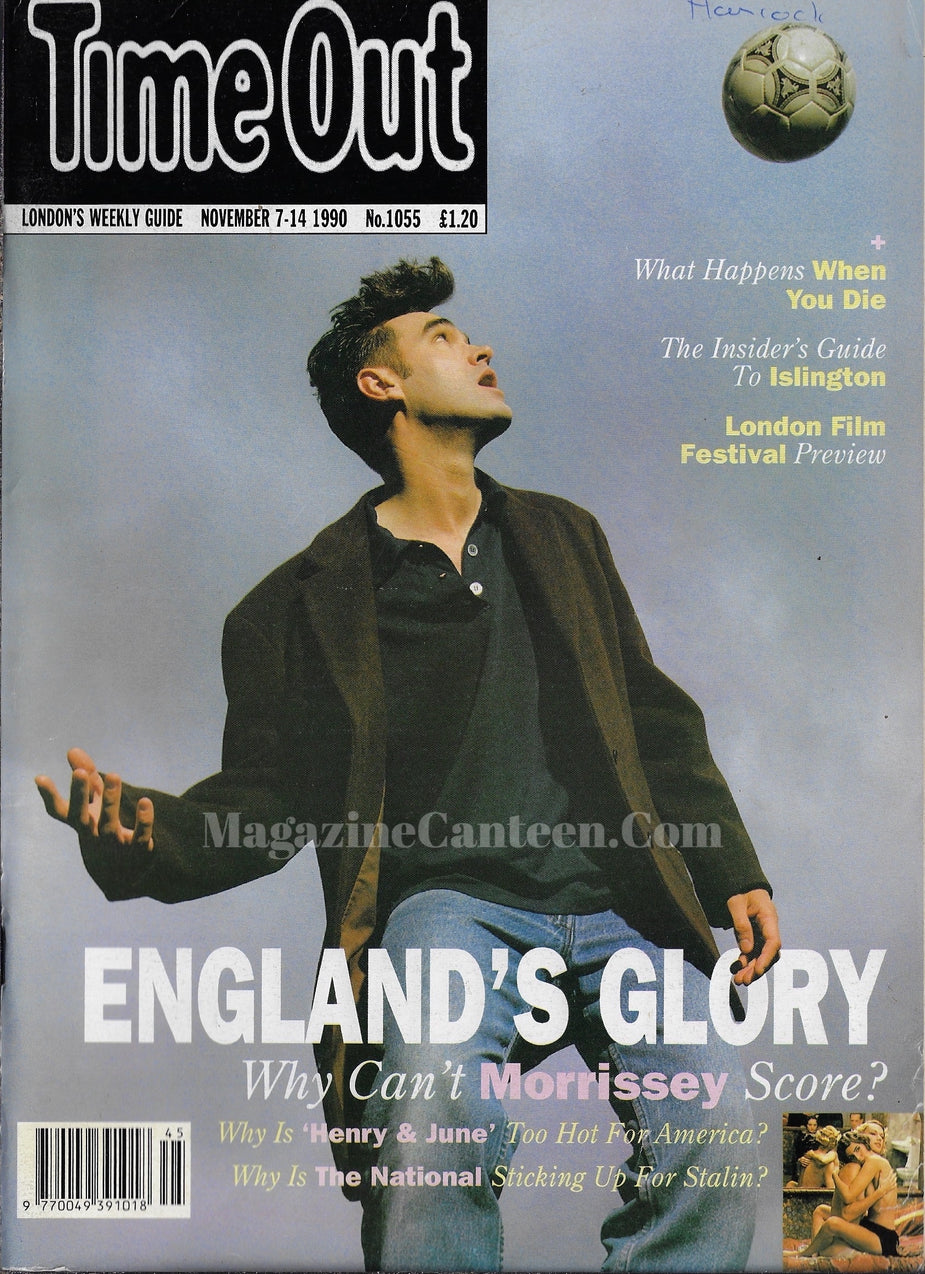 Time Out Magazine - Morrissey – magazine canteen