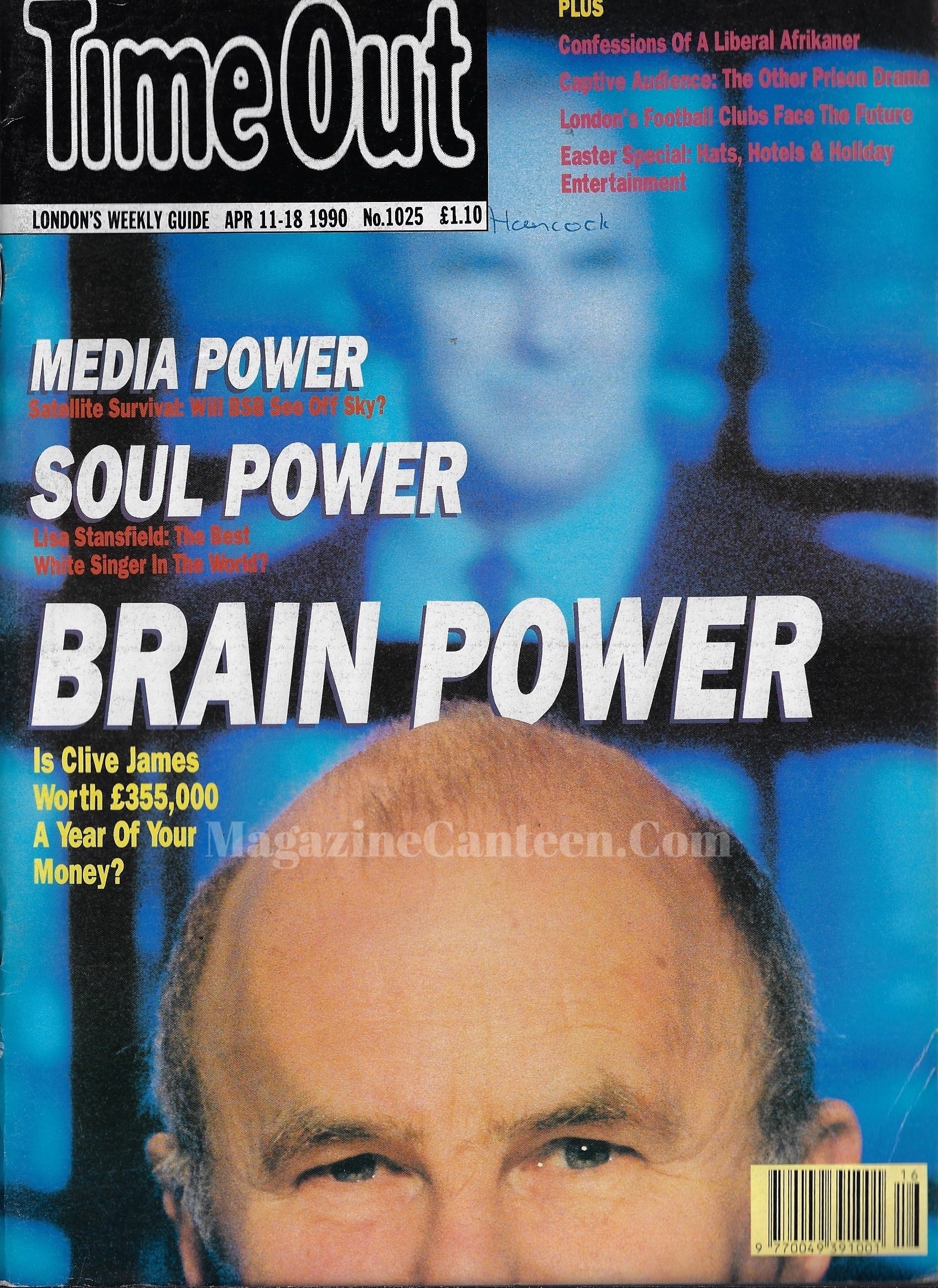 Time Out Magazine - Clive James – magazine canteen