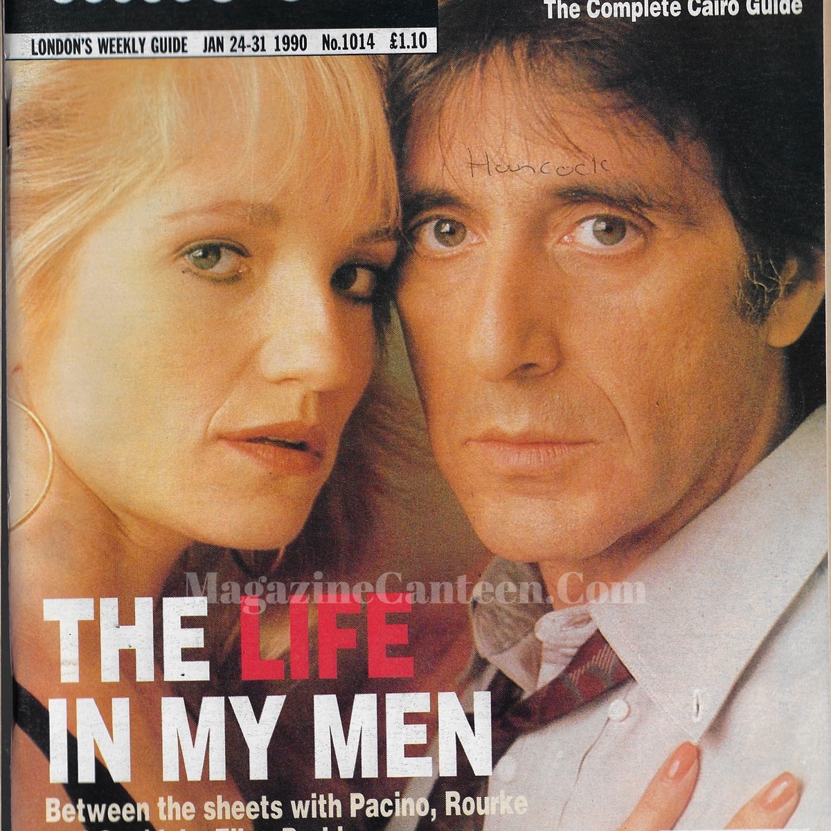 Time Out Magazine - Ellen Barkin Al Pacino – magazine canteen