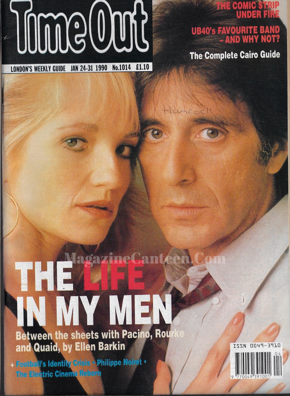 Time Out Magazine - Ellen Barkin Al Pacino – magazine canteen
