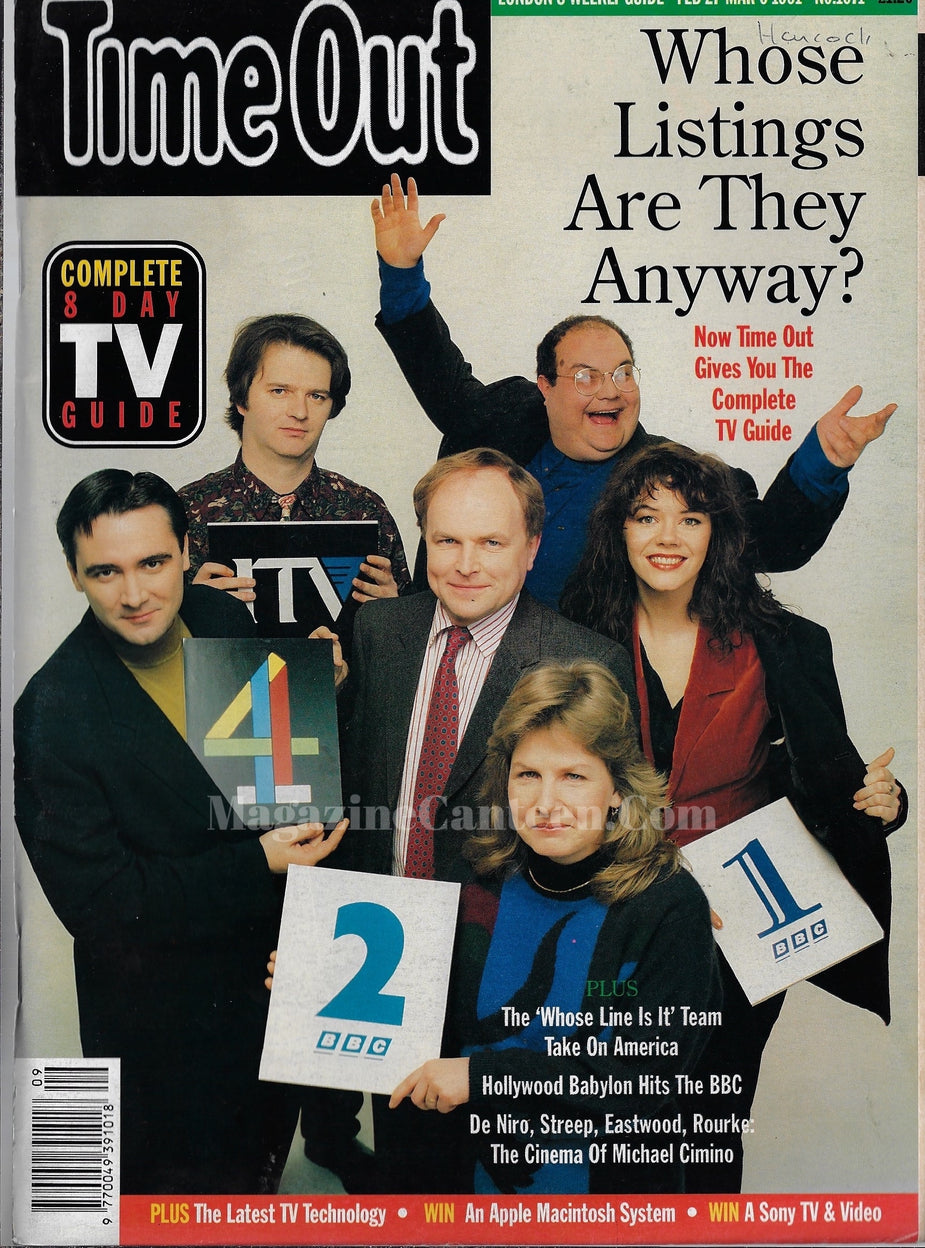 Time Out Magazine - Whose line – magazine canteen