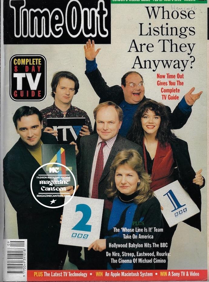 Time Out Magazine - PAUL MERTON Josie Lawrence TONY SLATTERY Kenneth A ...