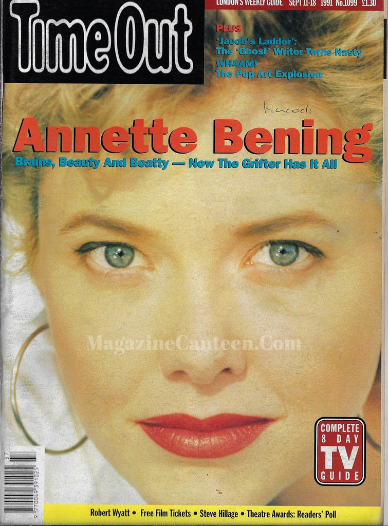 Time Out Magazine - Annette Bening – magazine canteen