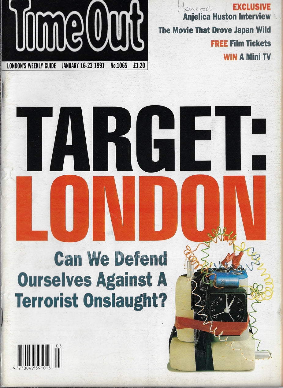 Time Out Magazine - Anjelica Huston – magazine canteen