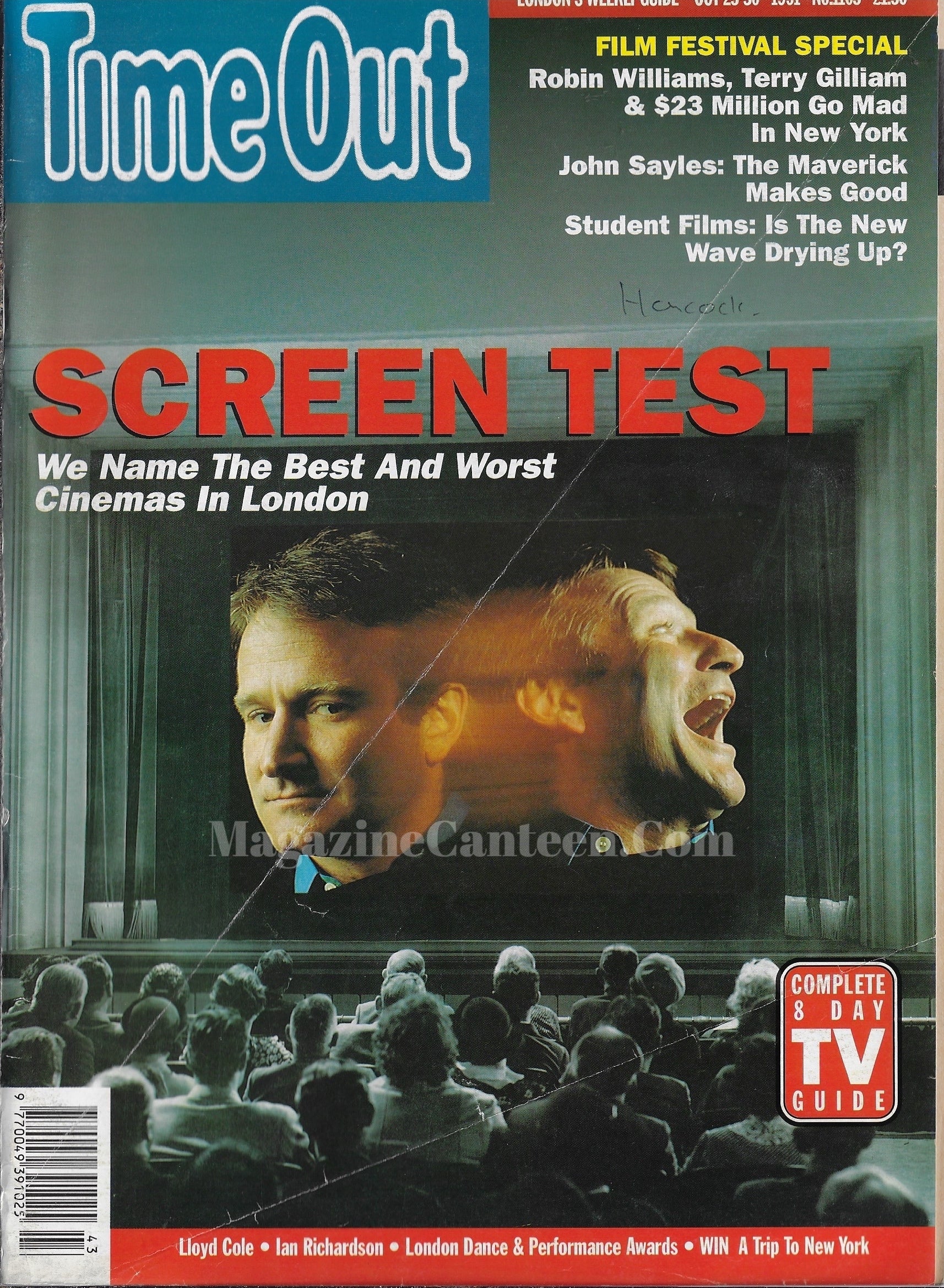 Time Out Magazine - Terry Gilliam – magazine canteen