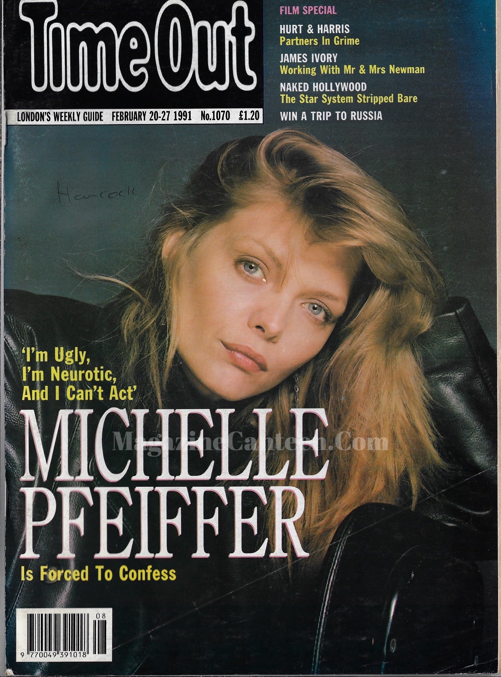 Time Out Magazine - Michelle Pfeiffer – magazine canteen