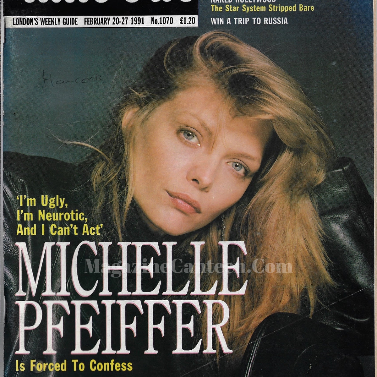 Time Out Magazine - Michelle Pfeiffer – magazine canteen