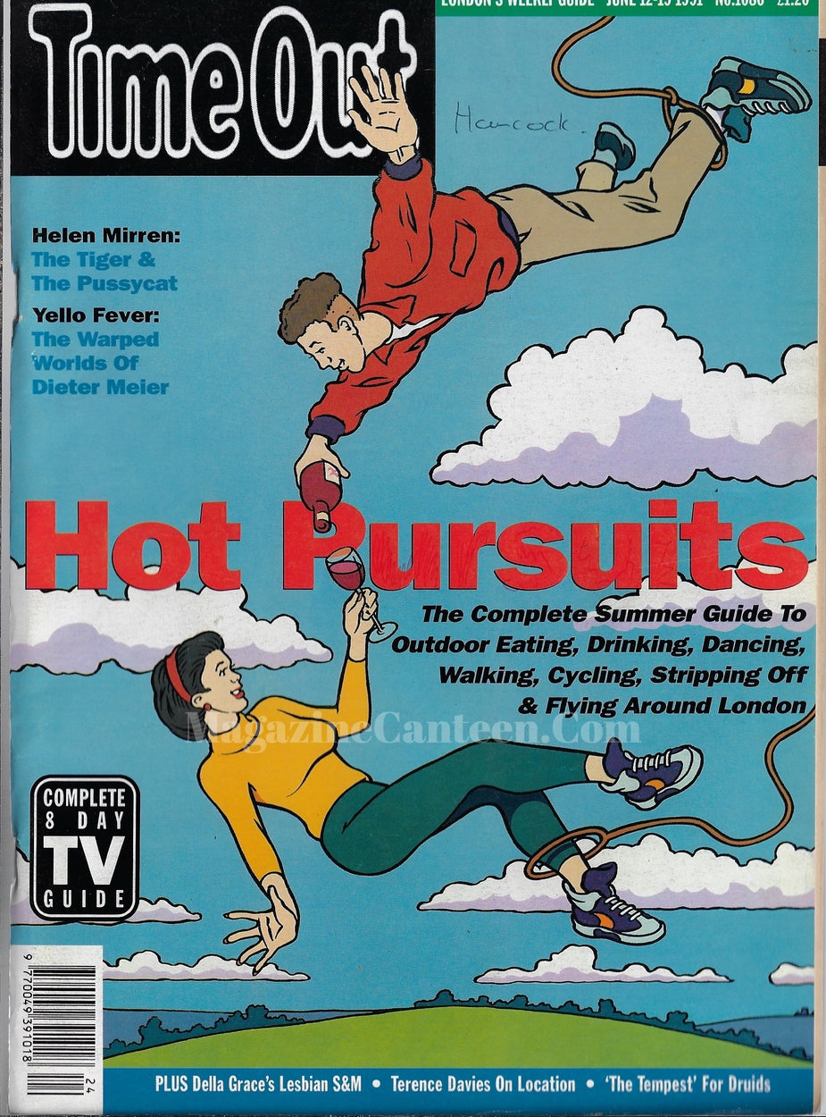 Time Out Magazine - Helen Mirren YELLO Dieter Meier – magazine canteen