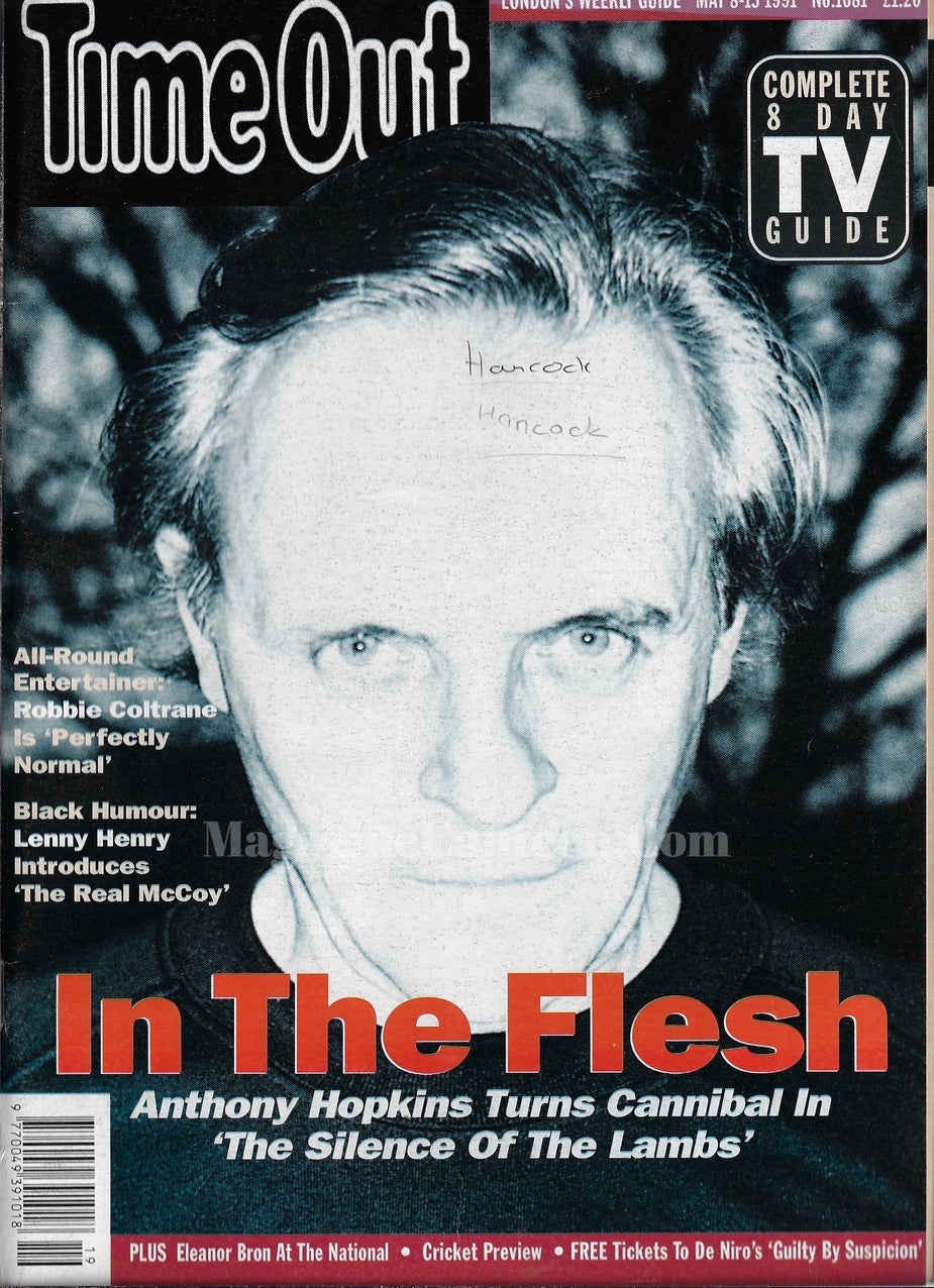 Time Out Magazine - Anthony Hopkins – magazine canteen
