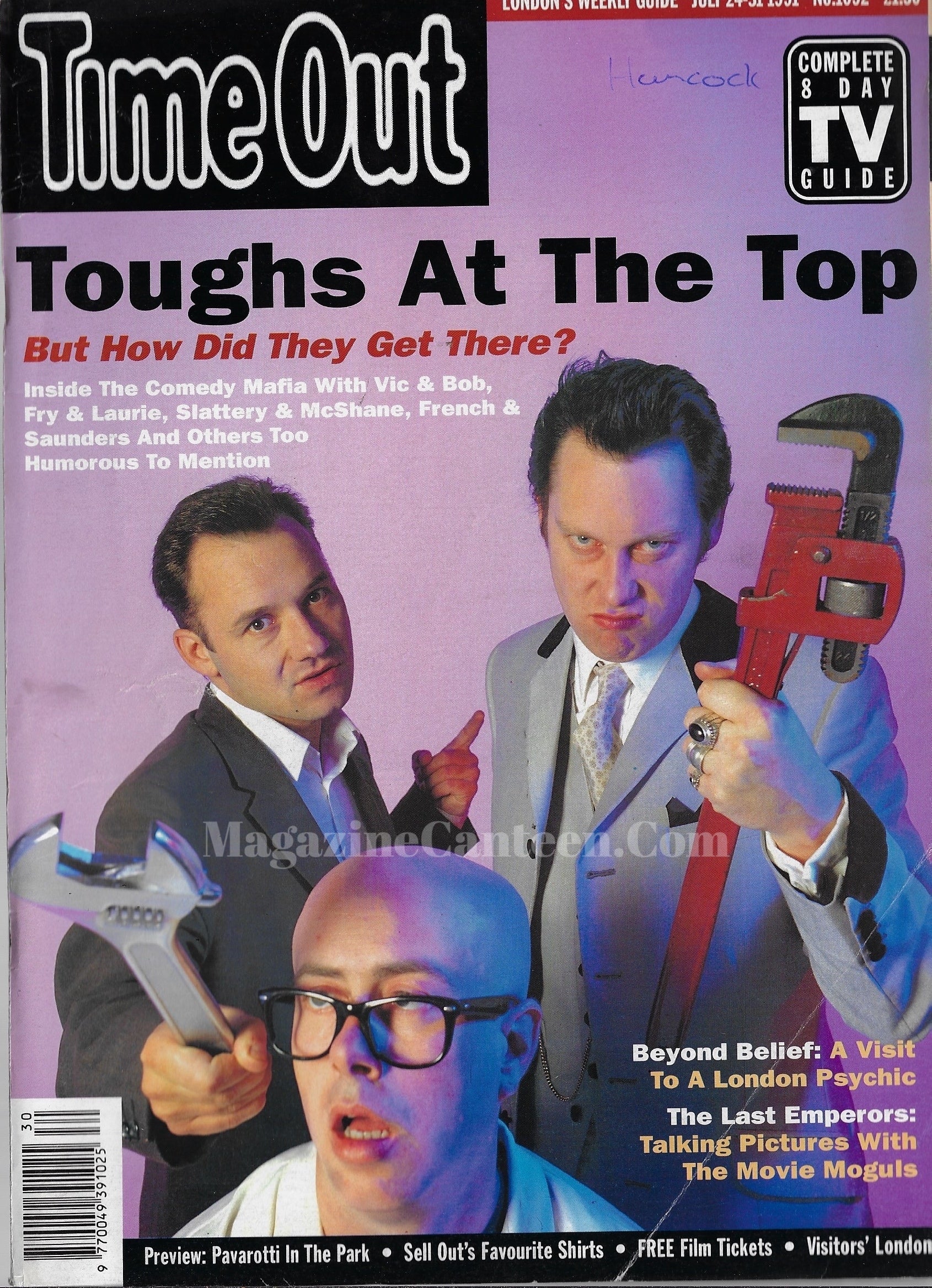 Time Out Magazine - Reeves & Mortimer – magazine canteen