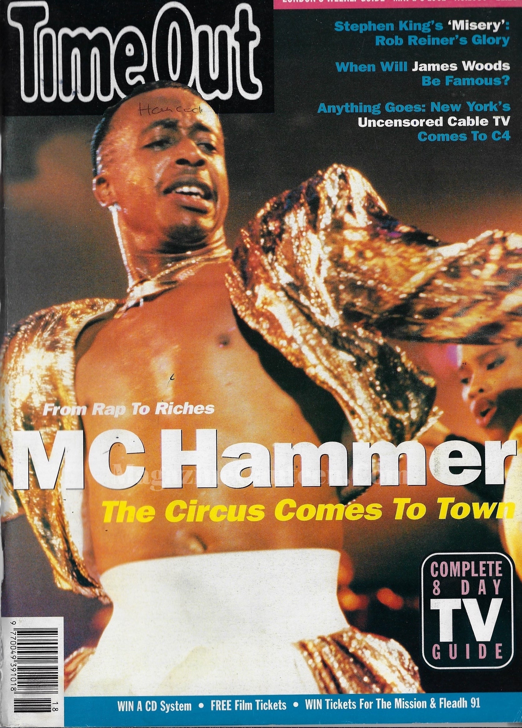 Time Out Magazine - MC Hammer – magazine canteen