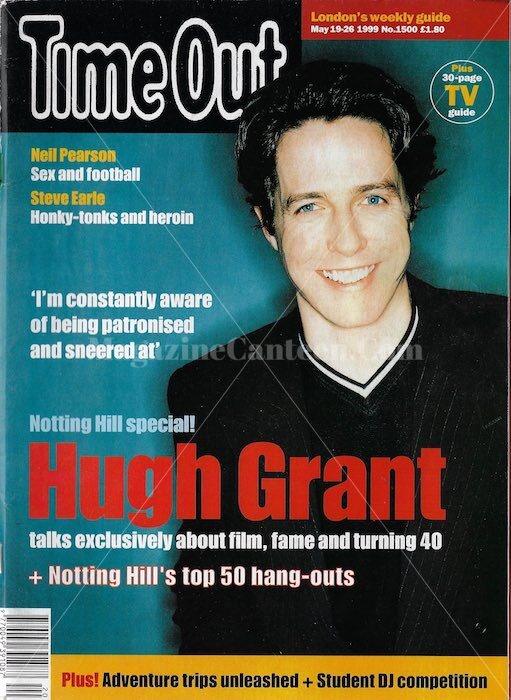 Time Out Magazine - Hugh Grant Neil Pearson – magazine canteen