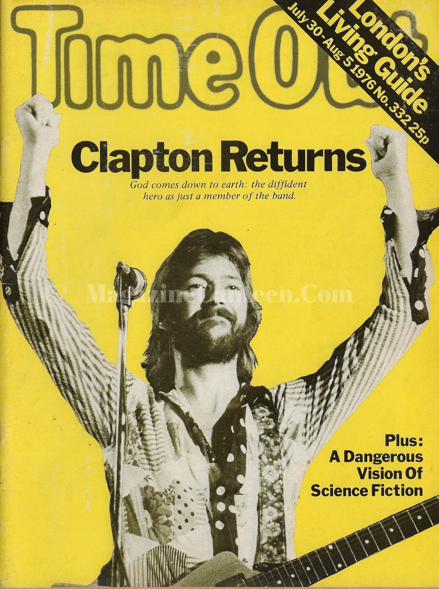 Time Out Magazine - Eric Clapton – magazine canteen