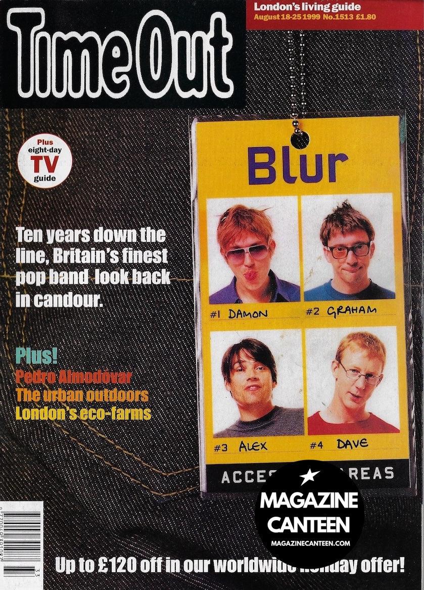 Time Out Magazine - Blur Pedro Almodovar – magazine canteen