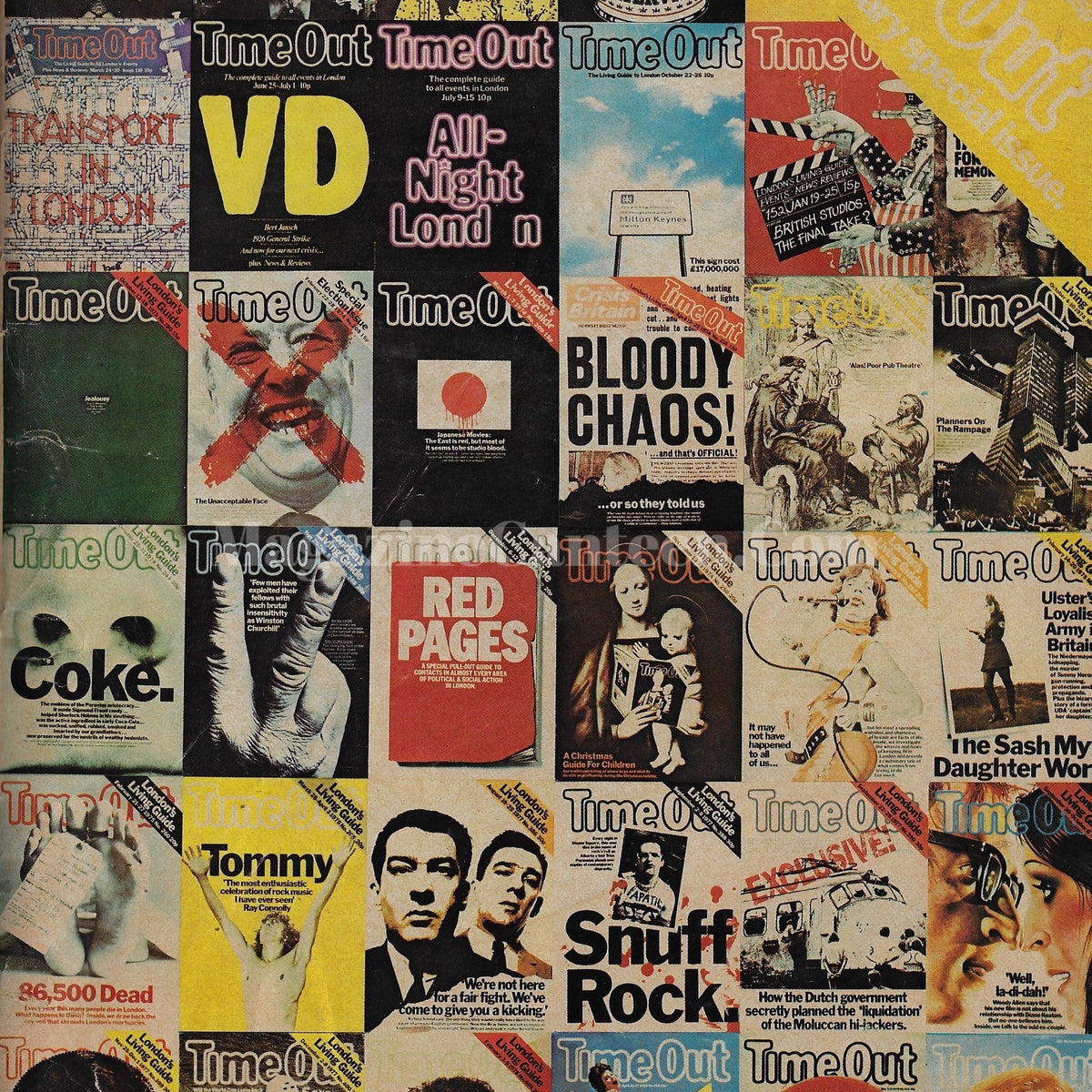 Time Out Magazine - 10th Anniversary 1978 – magazine canteen