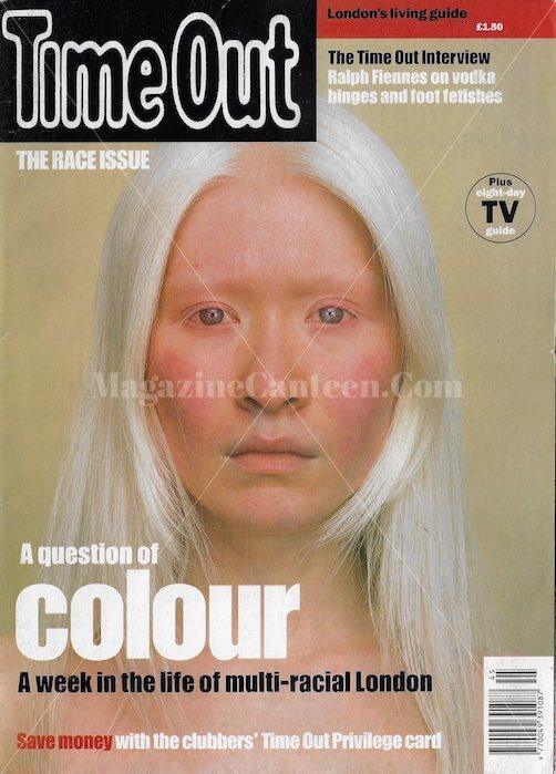 Time Out Magazine - Ralph Fiennes – magazine canteen