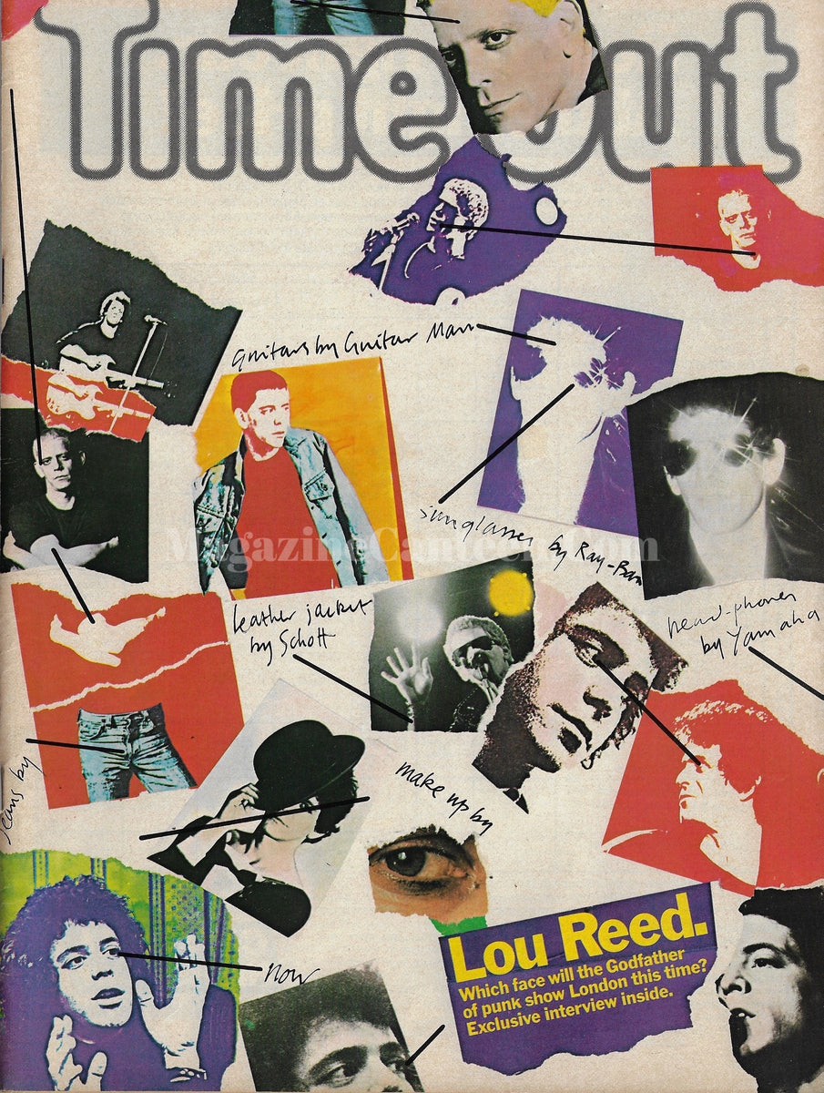 Time Out Magazine - Lou Reed – magazine canteen