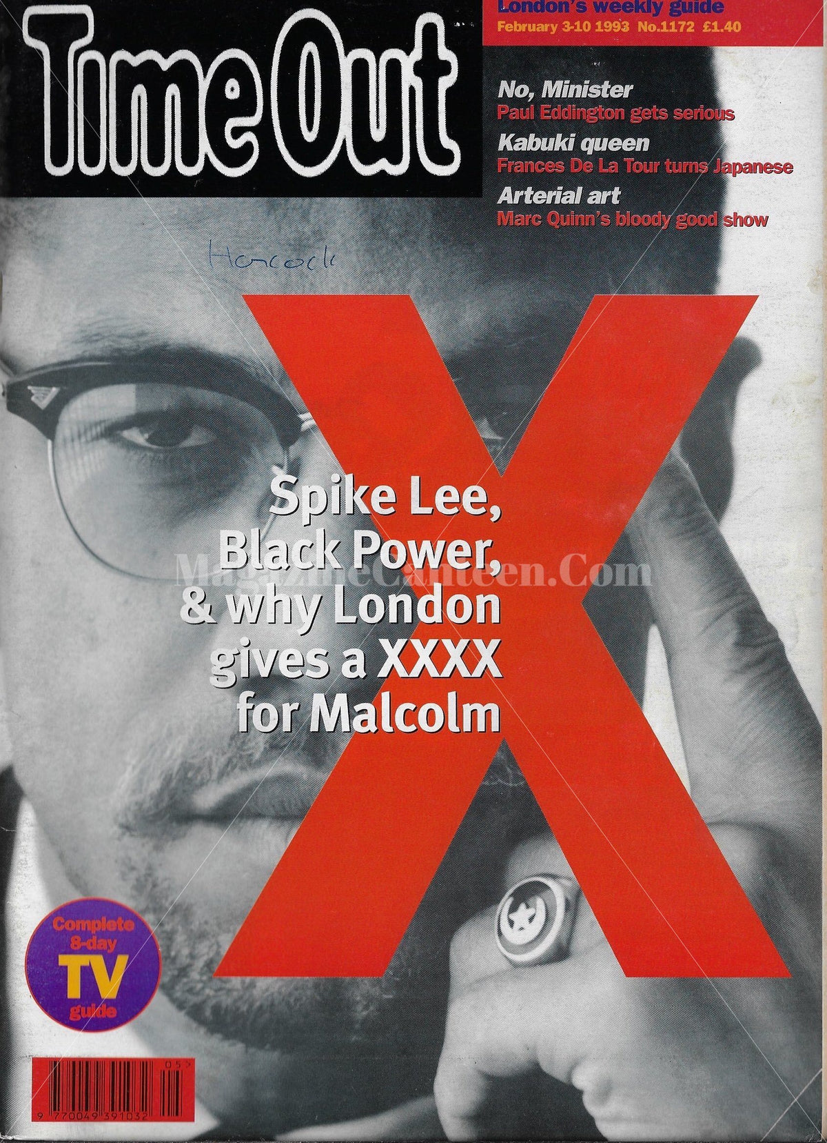 Time Out Magazine - Malcolm X – magazine canteen