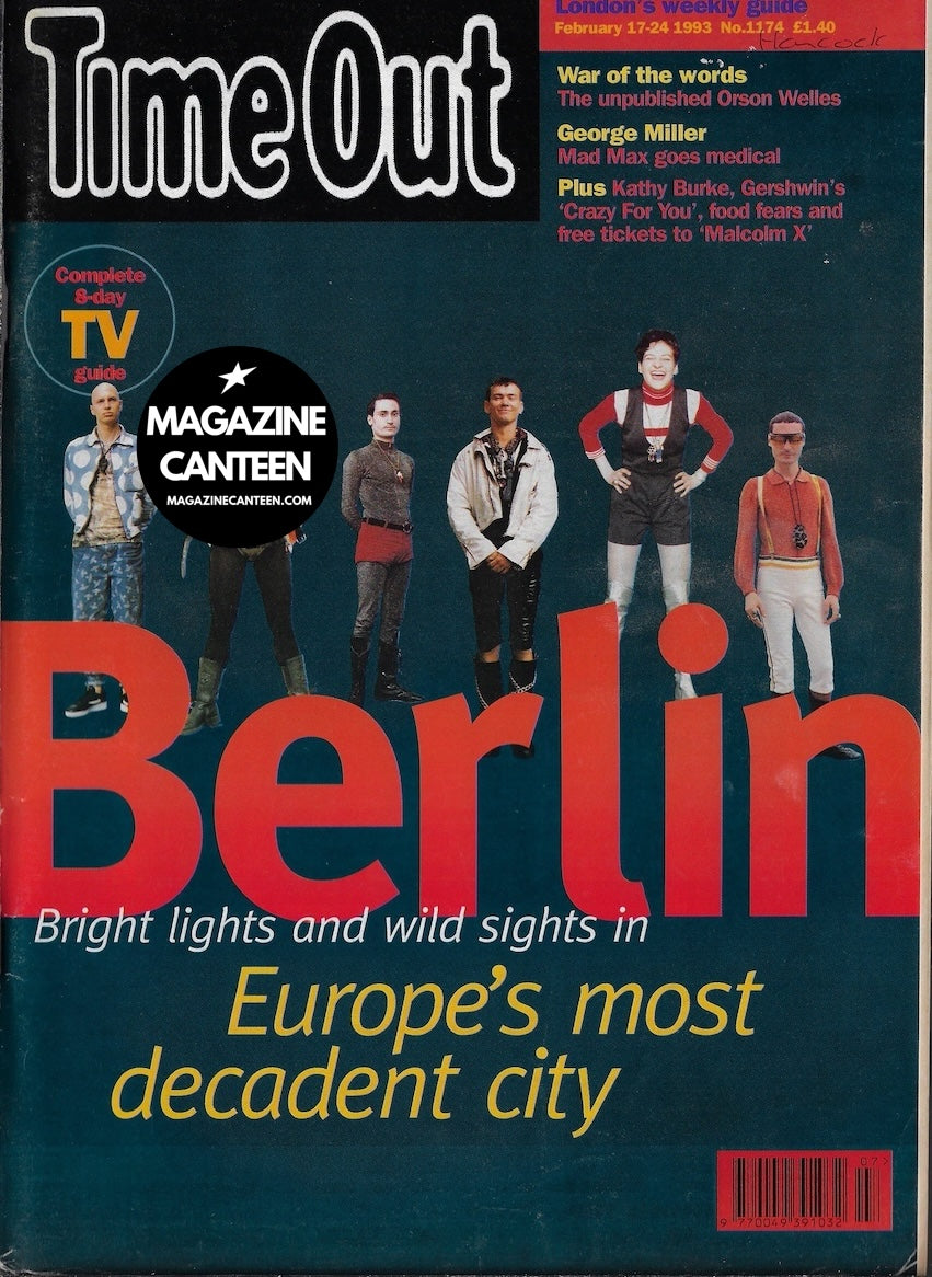 Time Out Magazine - Wolfgang Tillmans KATHY BURKE – magazine canteen