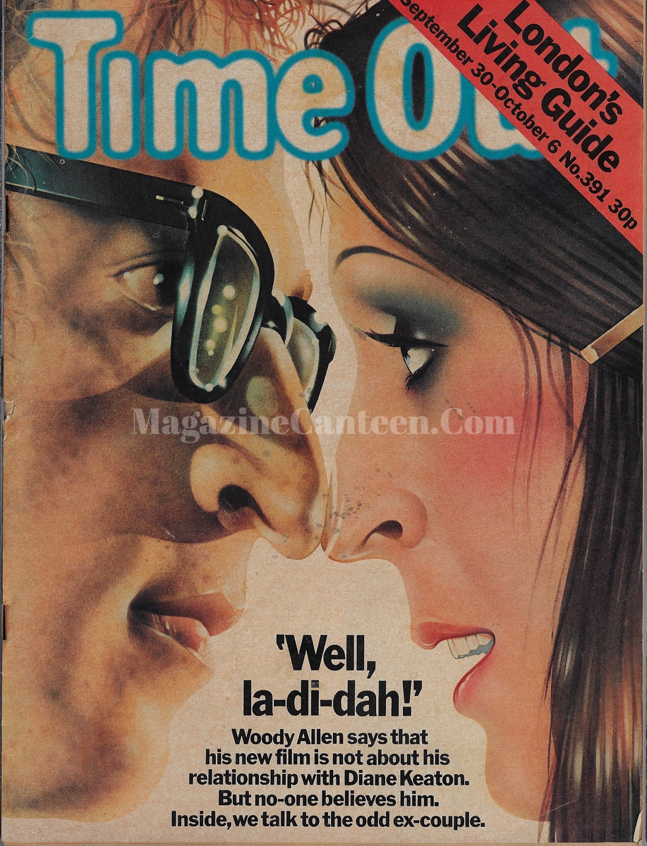 Time Out Magazine - Woody Allen & Diane Keaton – magazine canteen