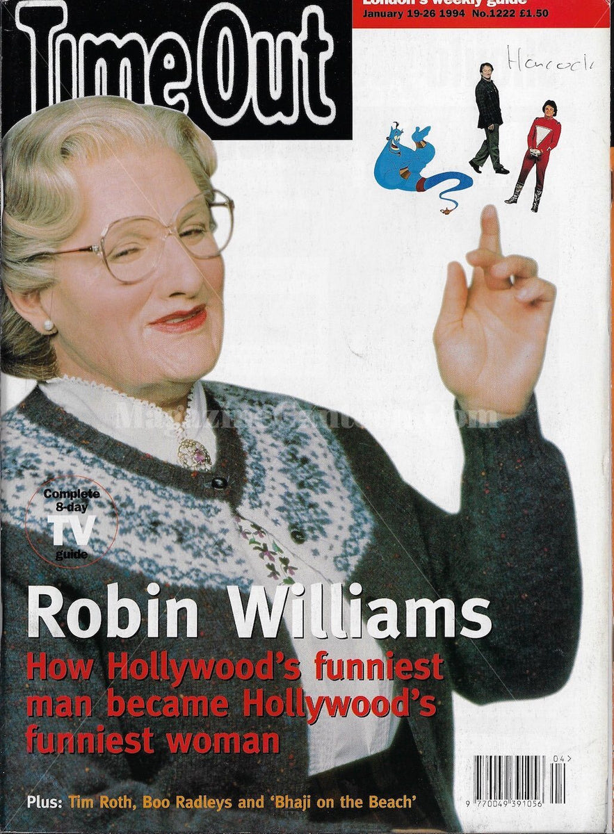 Time Out Magazine - Tim Roth Robin Williams – magazine canteen