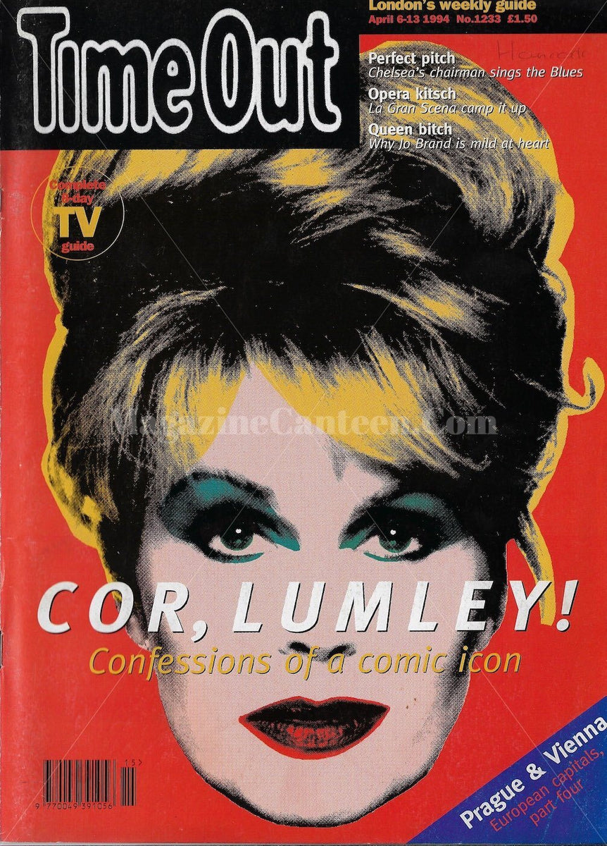 Time Out Magazine - Joanna Lumley Jo Brand – magazine canteen