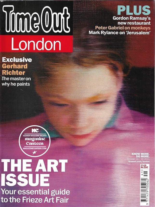 Time Out Magazine - Gerhard Richter MARK RYLANCE Peter Gabriel ...
