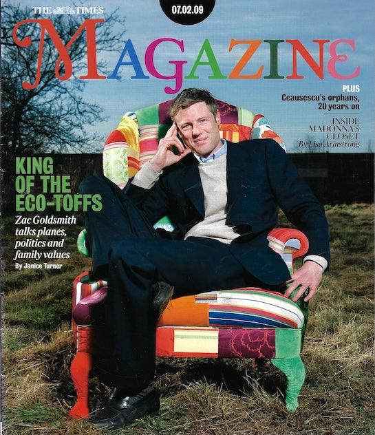The Times Magazine - Zac Goldsmith KATE MOSS – magazine canteen