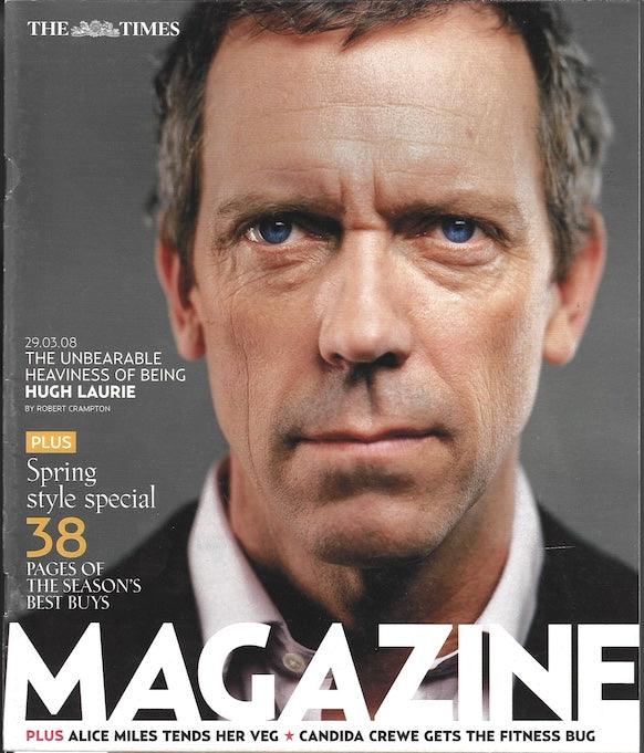 The Times Magazine - Hugh Laurie David Garrett – magazine canteen