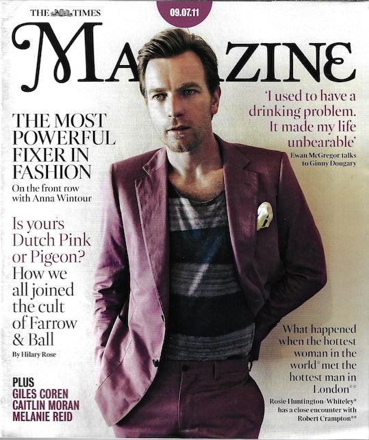 The Times Magazine - Ewan McGregor TOM FELTON Rosie Huntington Whitele ...
