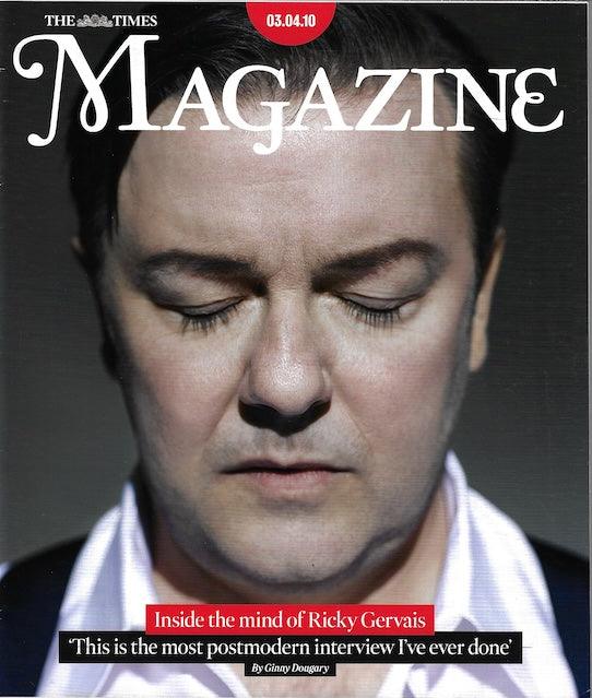 The Times Magazine - Ricky Gervais Kate Winslet – magazine canteen