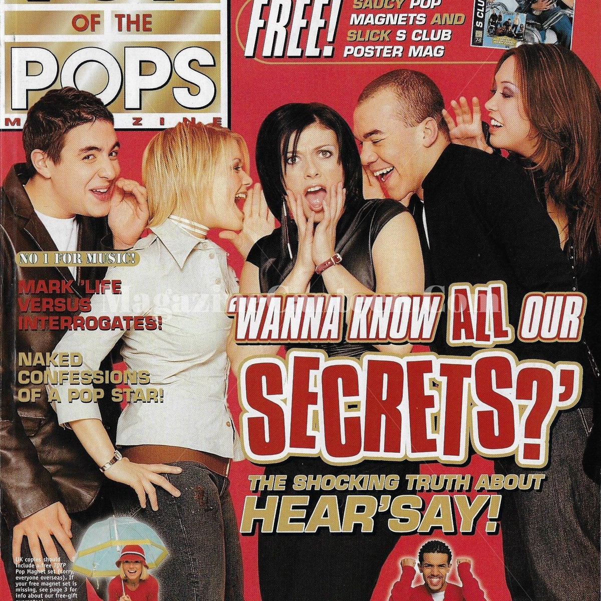 Top Of The Pops Magazine - Hearsay Westlife Spice Girls – magazine canteen