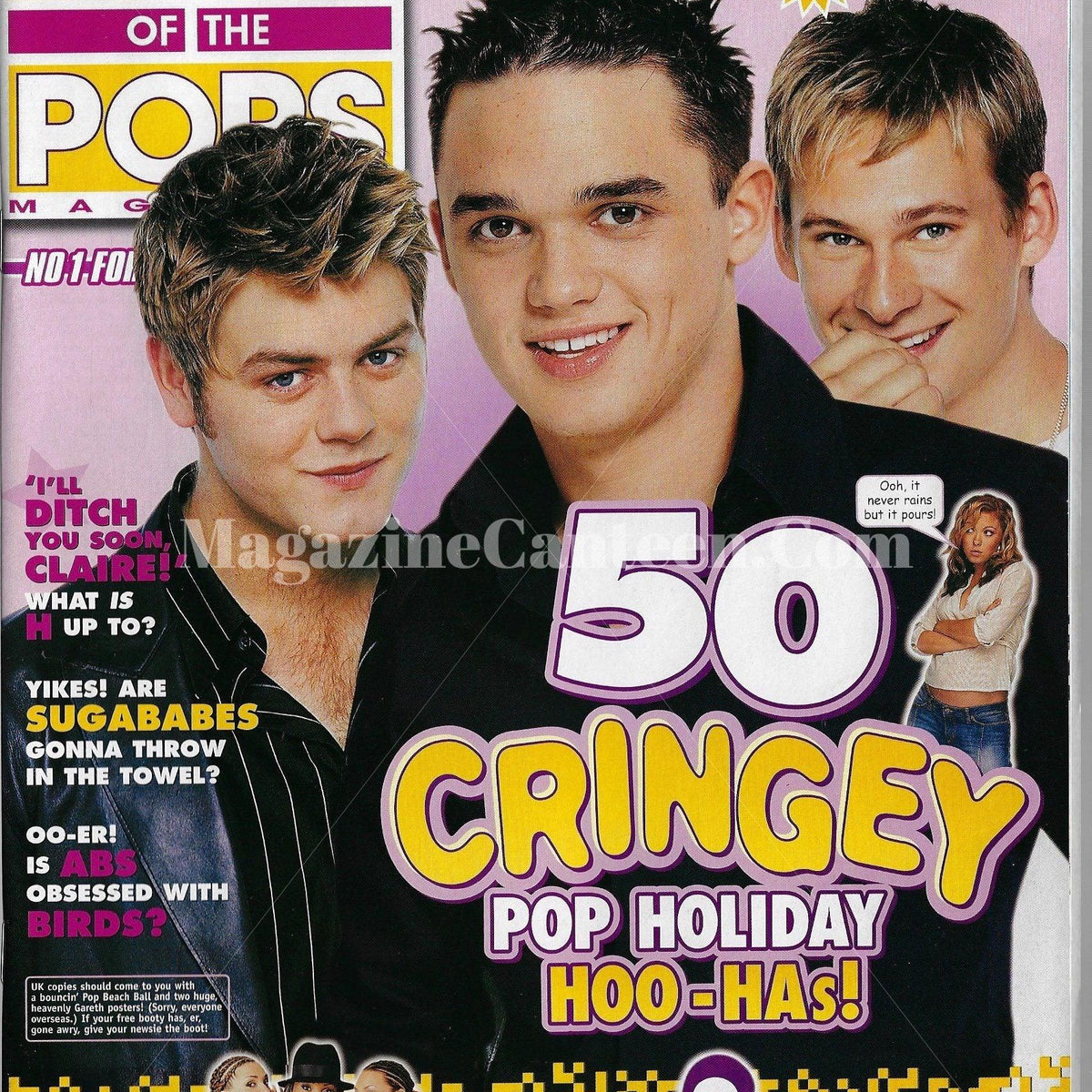 Top Of The Pops Magazine - Steps Sugababes – magazine canteen